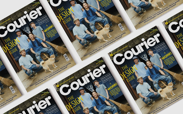 We're featured in Courier Magazine Aug/Sept 2019 - Field Grey